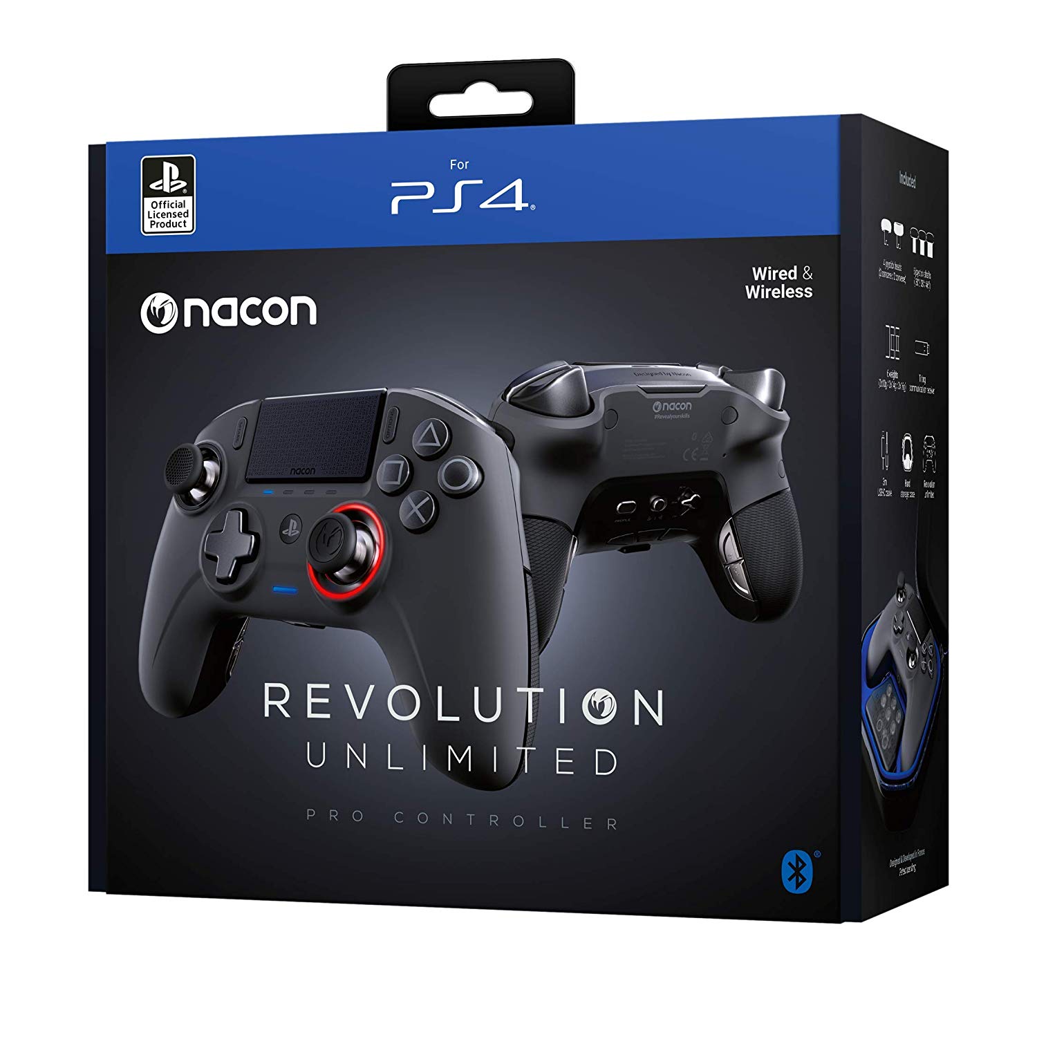 Nacon Revolution Unlimited Pro Controller PS4 - Achat jeux video Maroc - Playmaroc.com