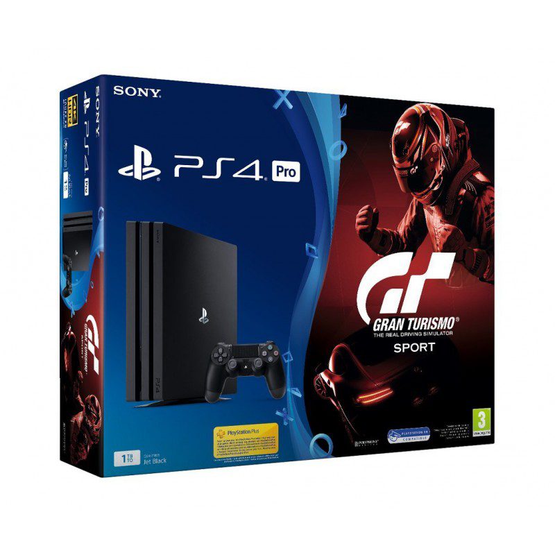 Pack Ps4 Pro 1 To Noire + Gran Turismo Sport + That's You (voucher) PS4 ...