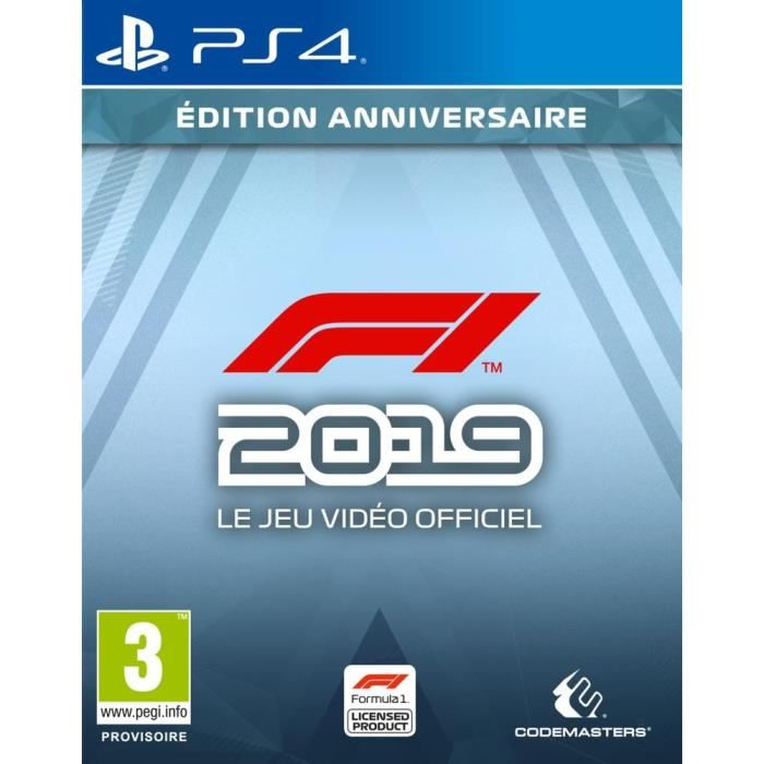 F1 2019 Edition Anniversary - PS4 - Achat jeux video Maroc - Playmaroc.com